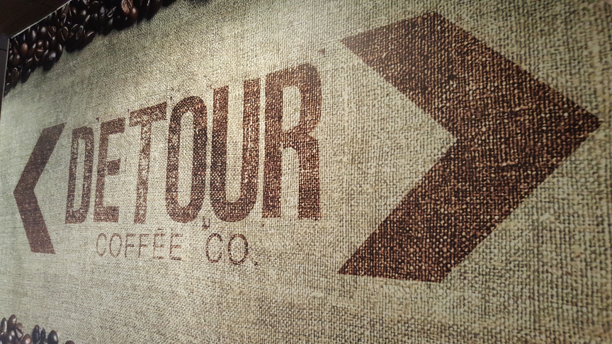 Detour Coffee Co. at Virginia Square – Plate Cup Table